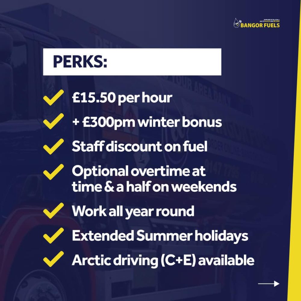 ADR Tanker Driver | Bangor Fuels